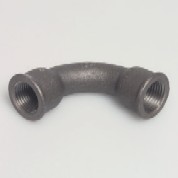 Black Iron Long Sweep 90 degree Bends